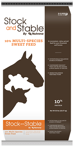 Stock & Stable® By Nutrena® 10% Multi-Species Sweet Feed - Carmine, TX ...